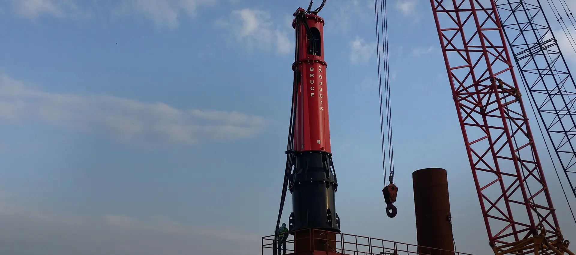 Hydraulic Pile Hammer | BRUCE Impact Hammers