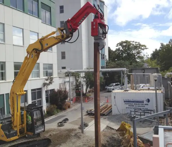 Excavator Vibro hammer Photo | BRUCE Piling Equipment